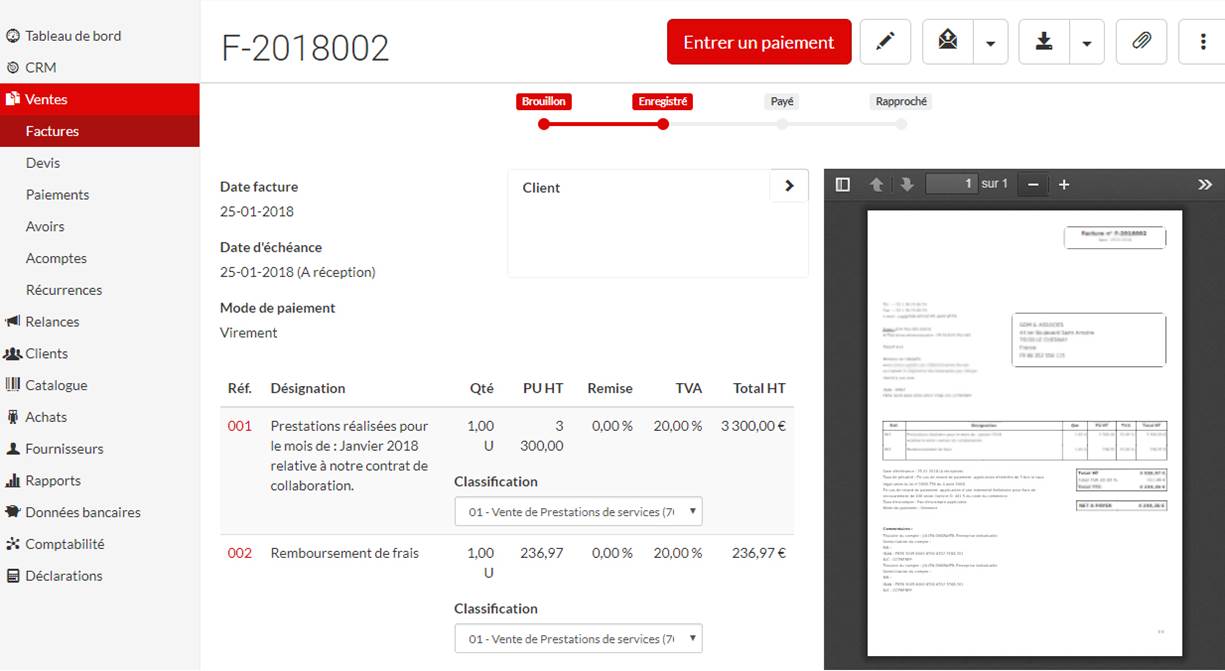 Dématérialisez vos factures et suivez le processus en ligne